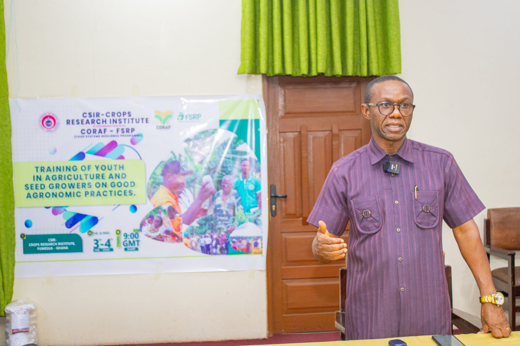 CSIR-CRI Trains Youth in Modern Farming Technologies